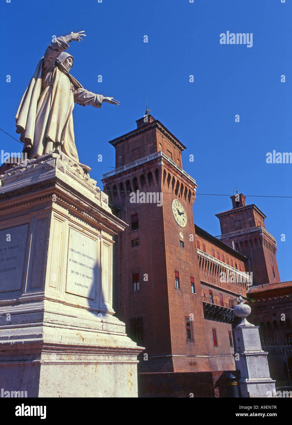Ferrara, Emilia Romagna, Italy. Castello Estense (Castle of the Este ...