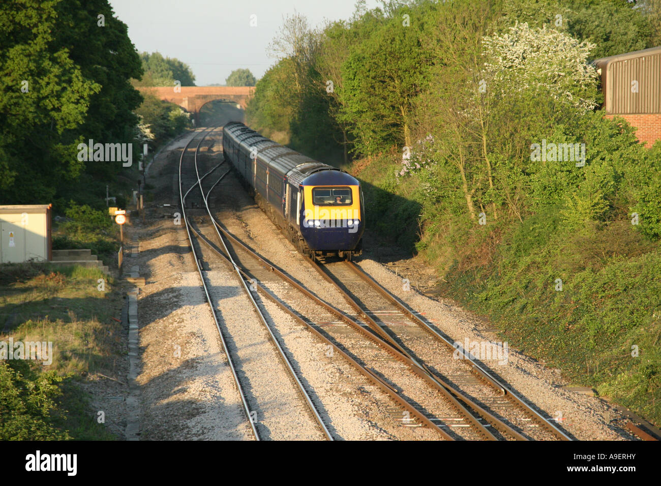 First Great Western High Speed Passenger Train Stock Photo - Alamy