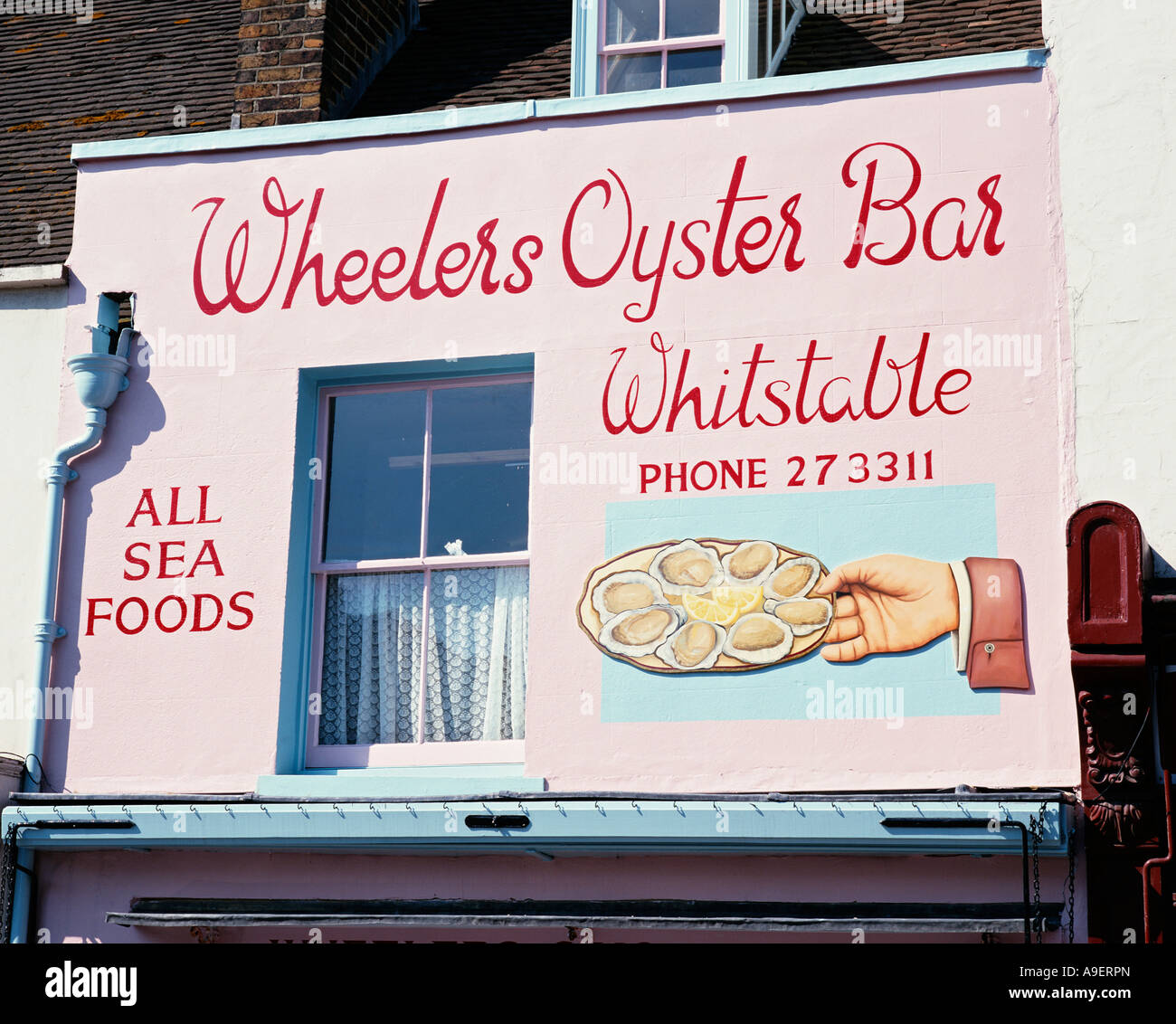 GB KENT WHITSTABLE WHEELERS OYSTER BAR Stock Photo - Alamy