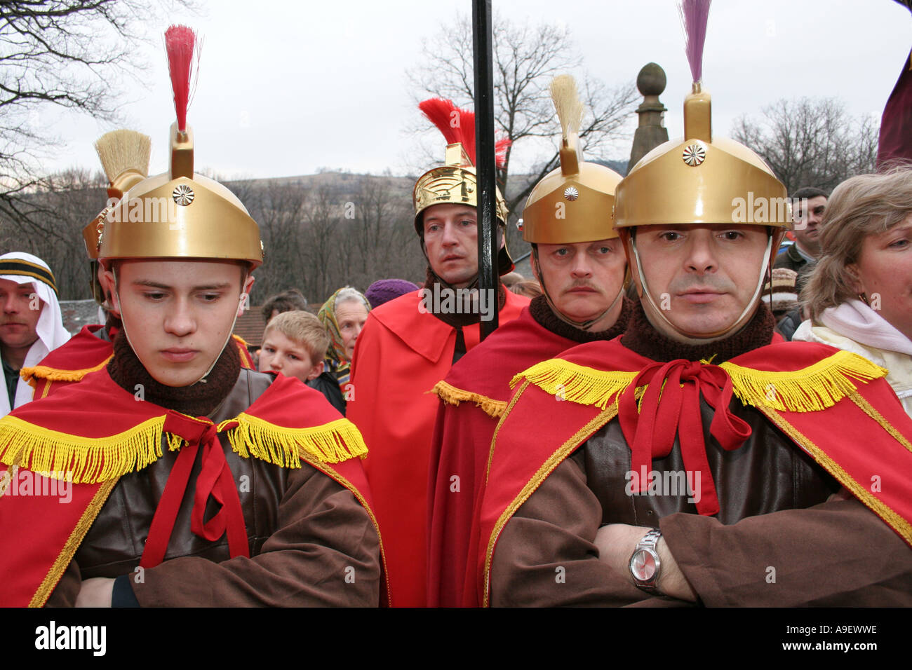 Soldiers in historic enactment hi-res stock photography and images - Alamy