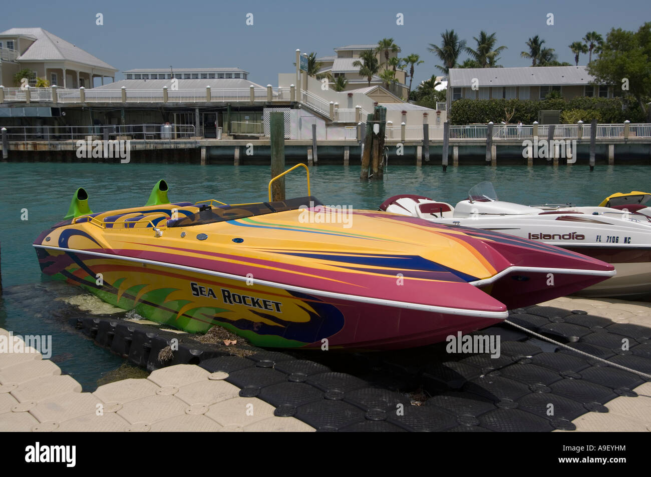 Key west florida usa powerboat hi-res stock photography and images - Alamy