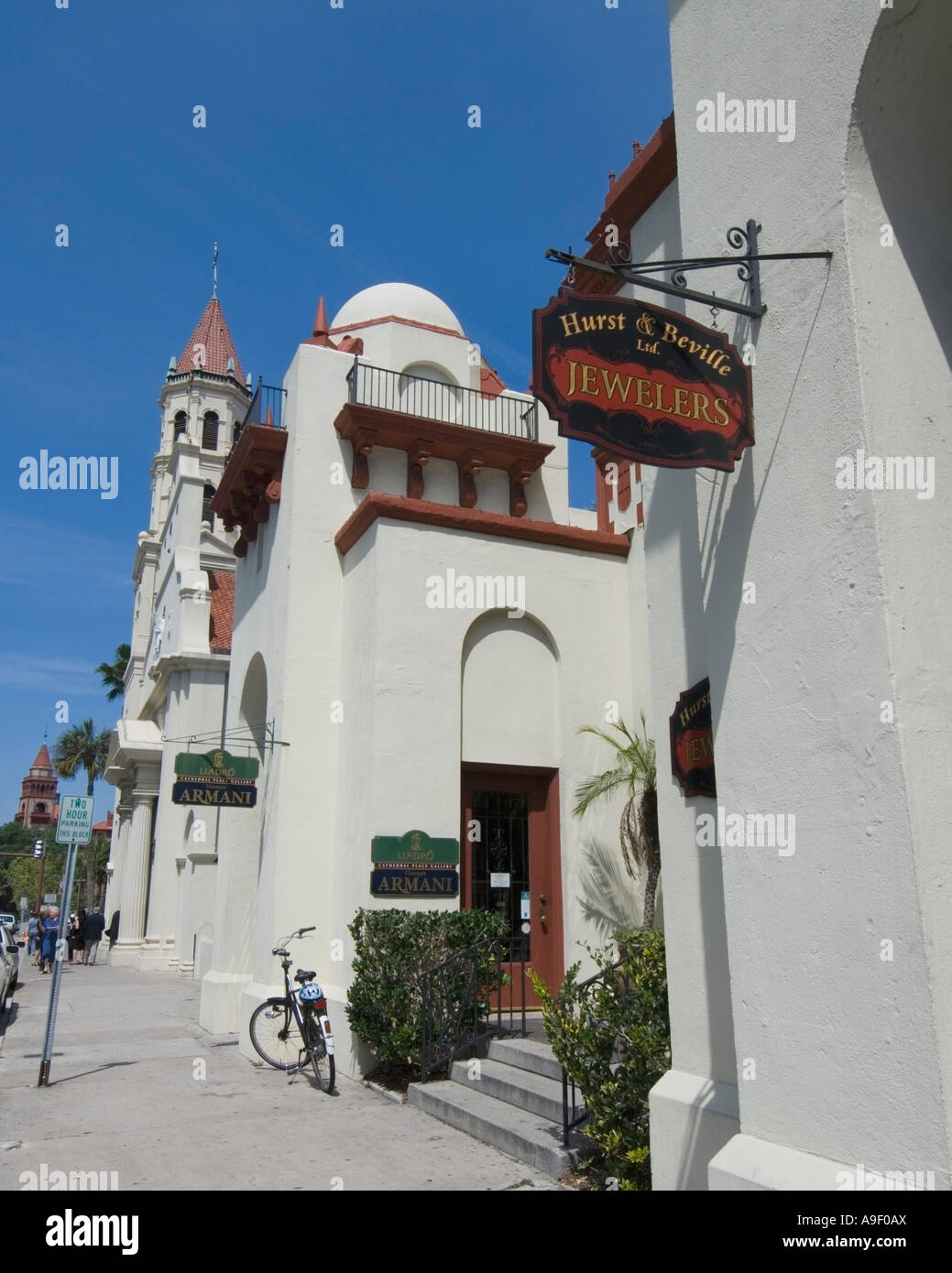 The Old City Buildings St Augustine - Florida - USA Stock Photo - Alamy
