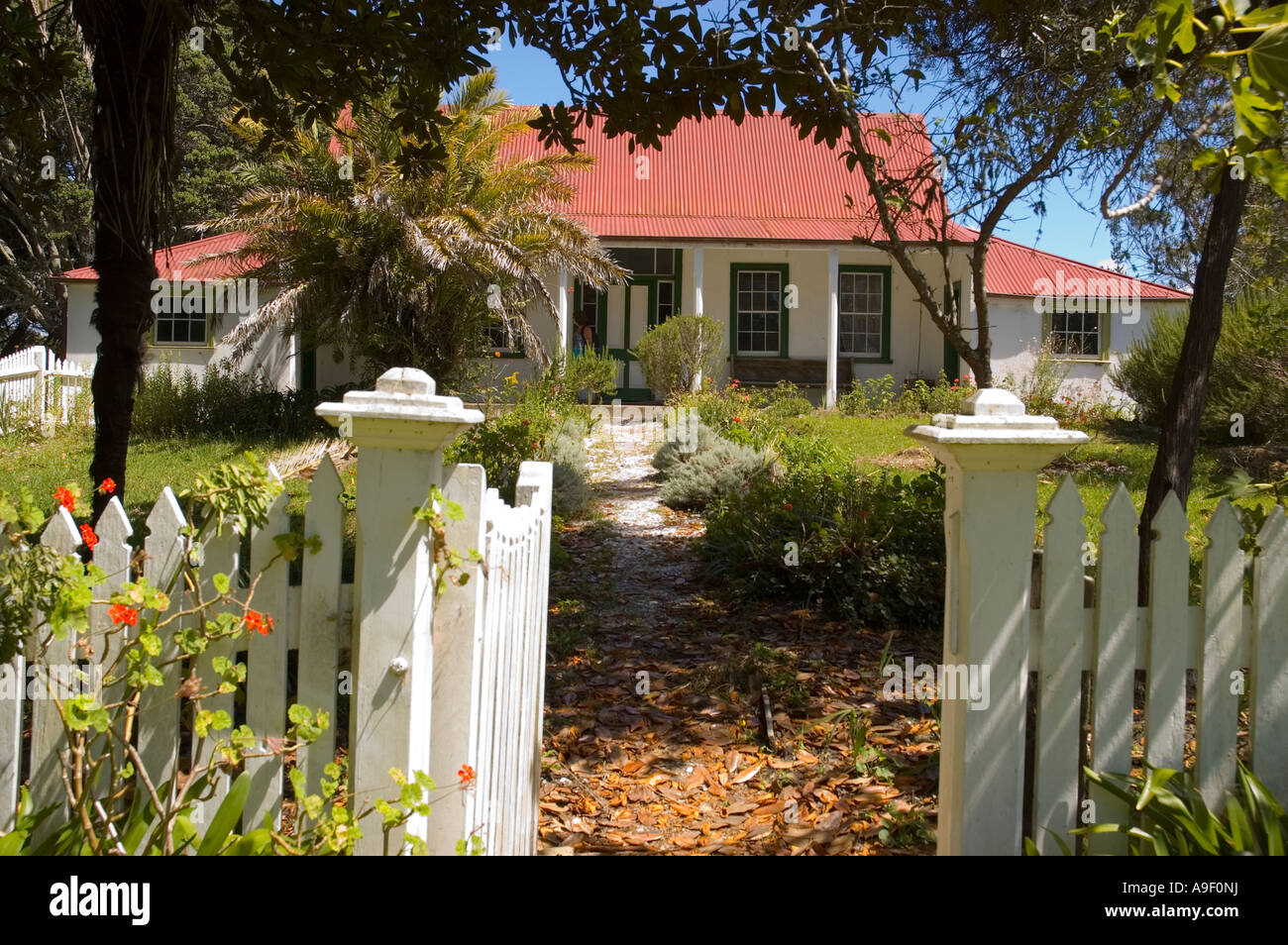 wagner homestead hourora heads Stock Photo - Alamy