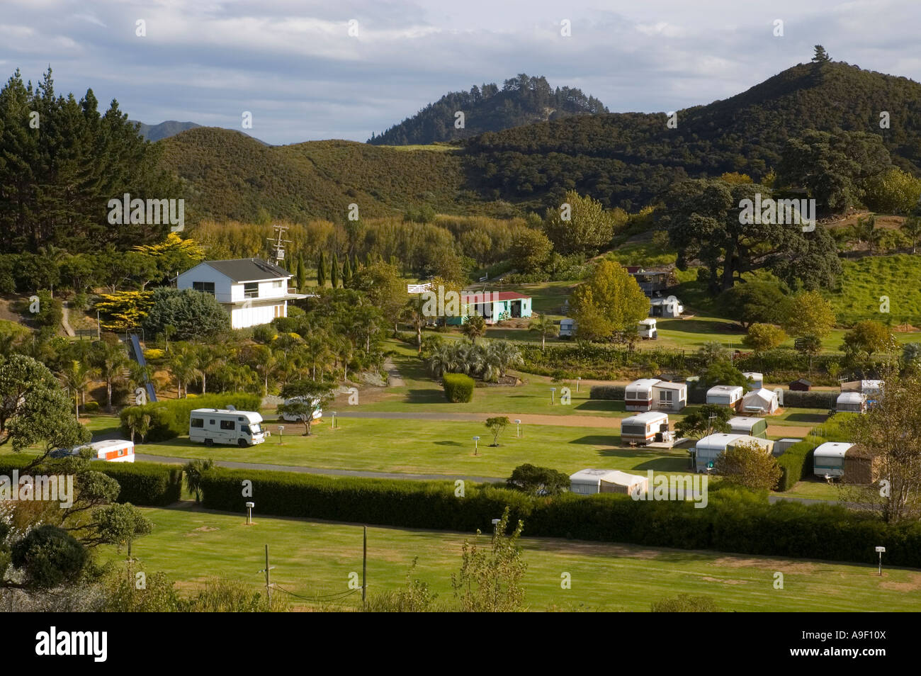 campground Patau estuary northland new zealand Stock Photo - Alamy