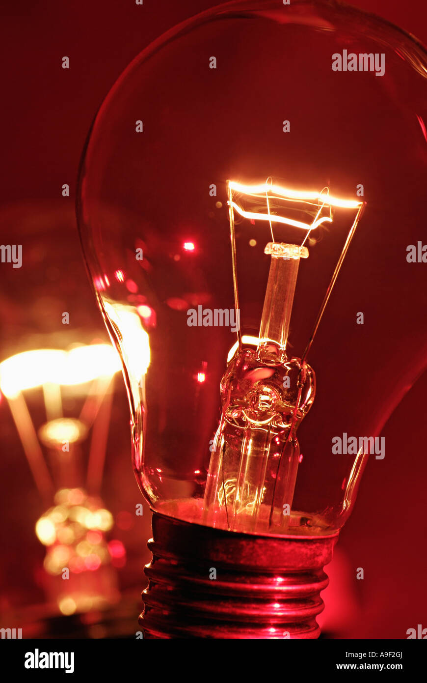 Lightbulb Light Bulb Close Up Stock Photo - Alamy