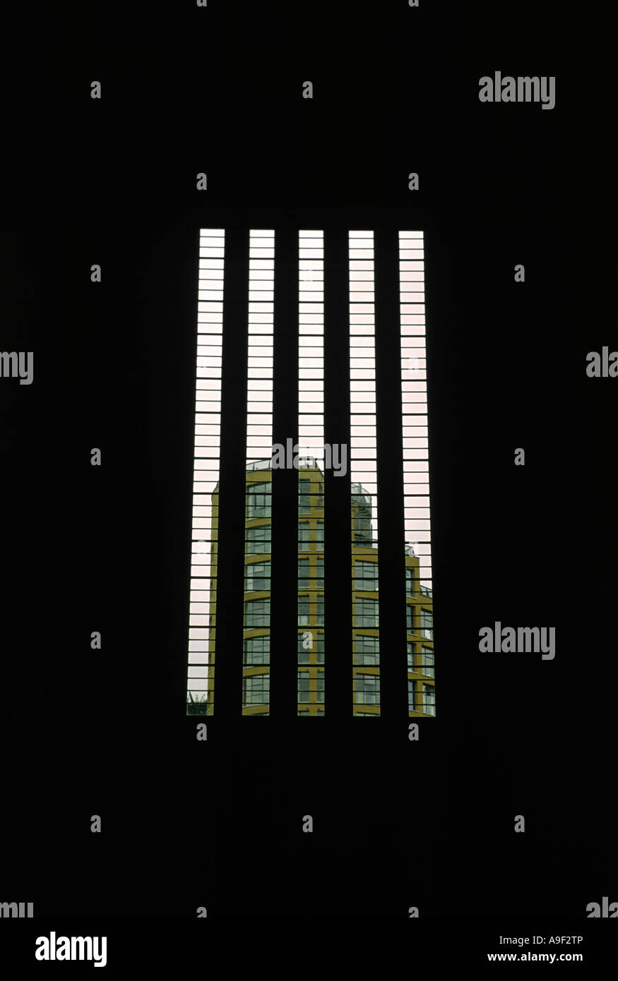 Tate gallery window Stock Photo - Alamy