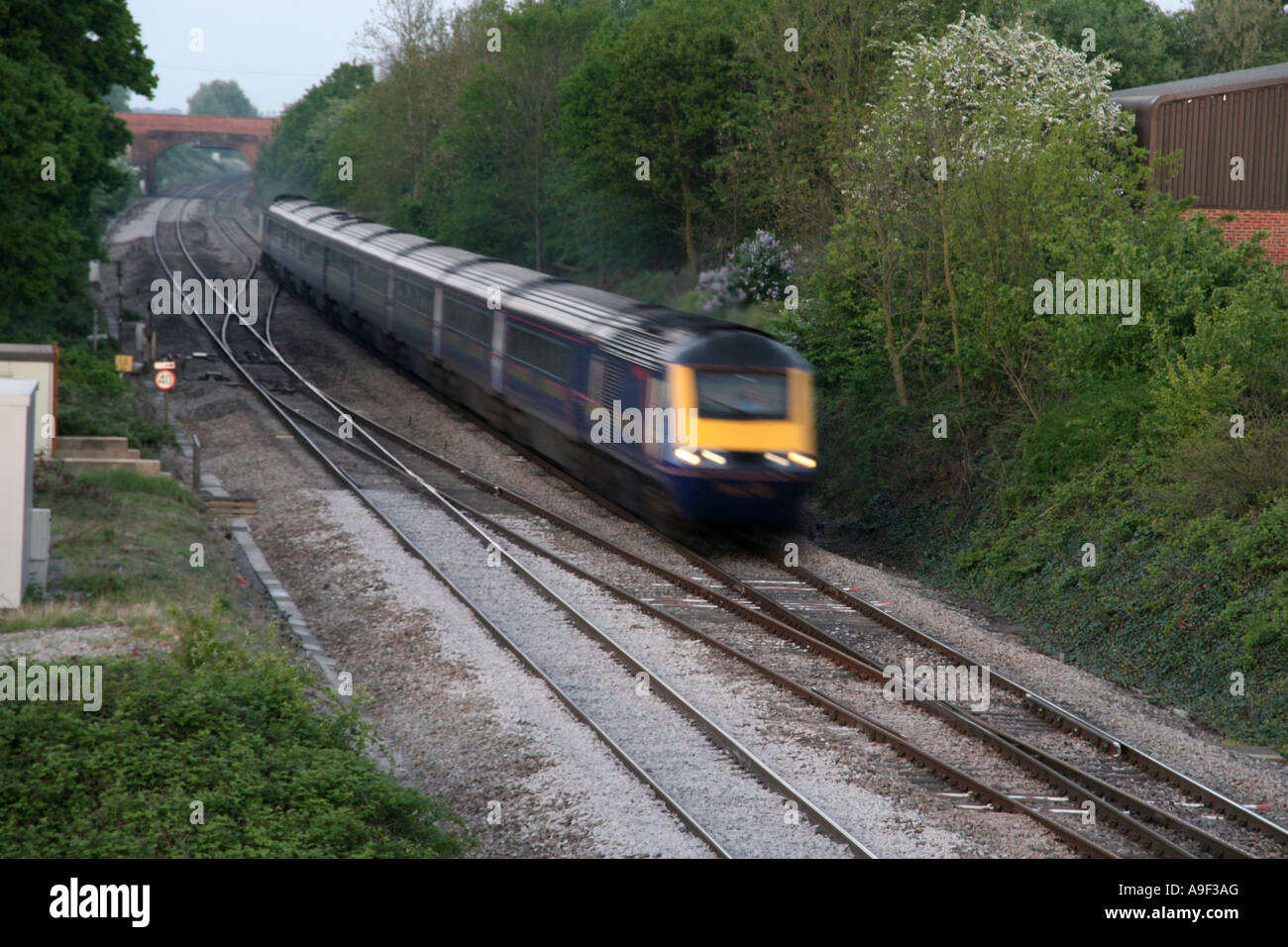 First Great Western High Speed Passenger Train Stock Photo - Alamy