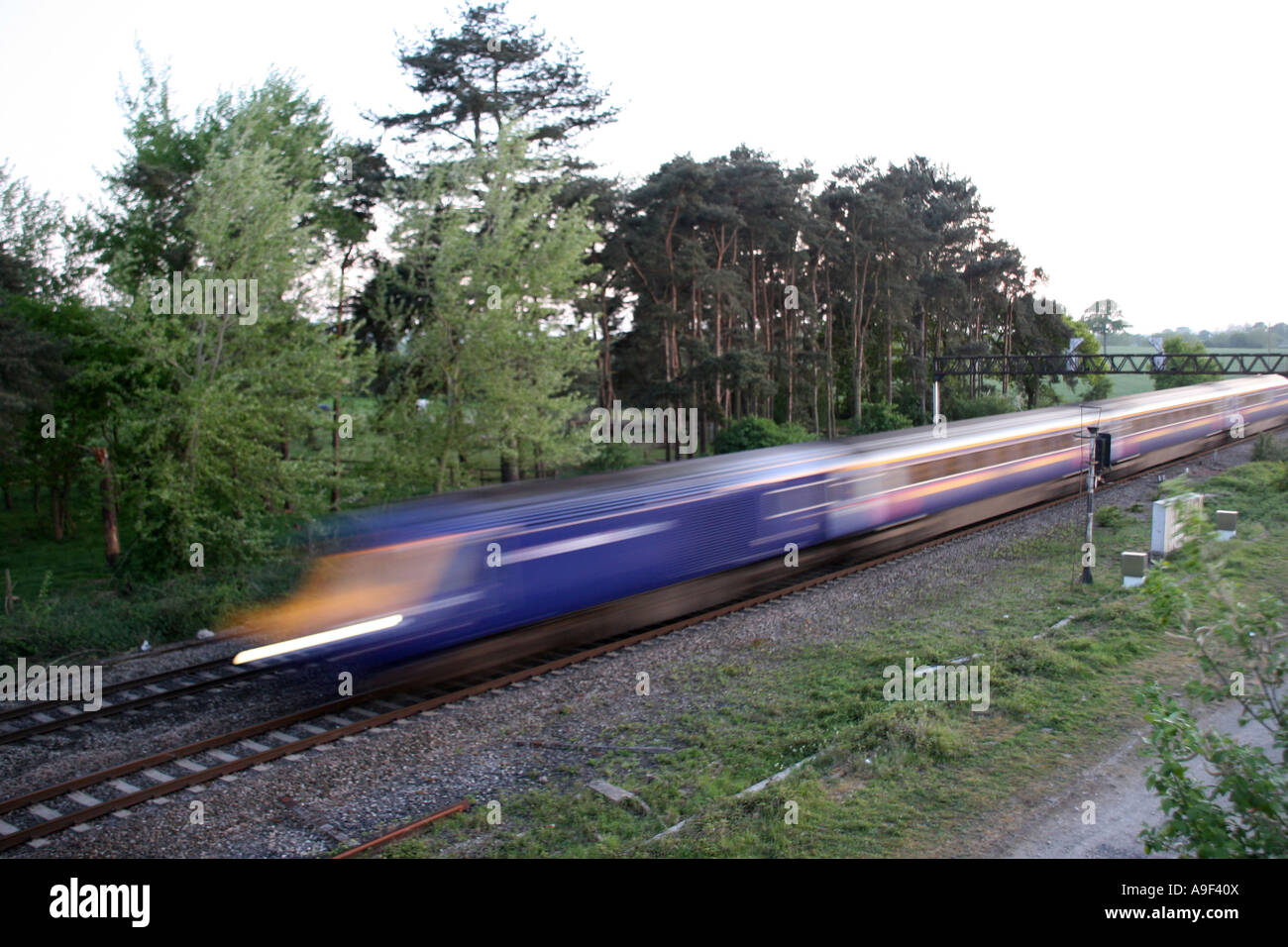 First Great Western High Speed Passenger Train Stock Photo - Alamy