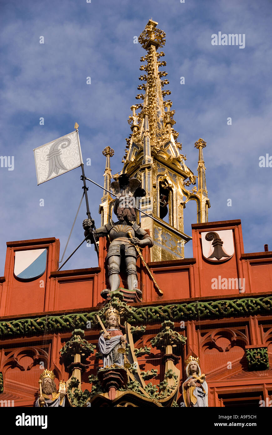 detail of Rathaus, Town Hall Basel, Switzerland Stock Photo - Alamy