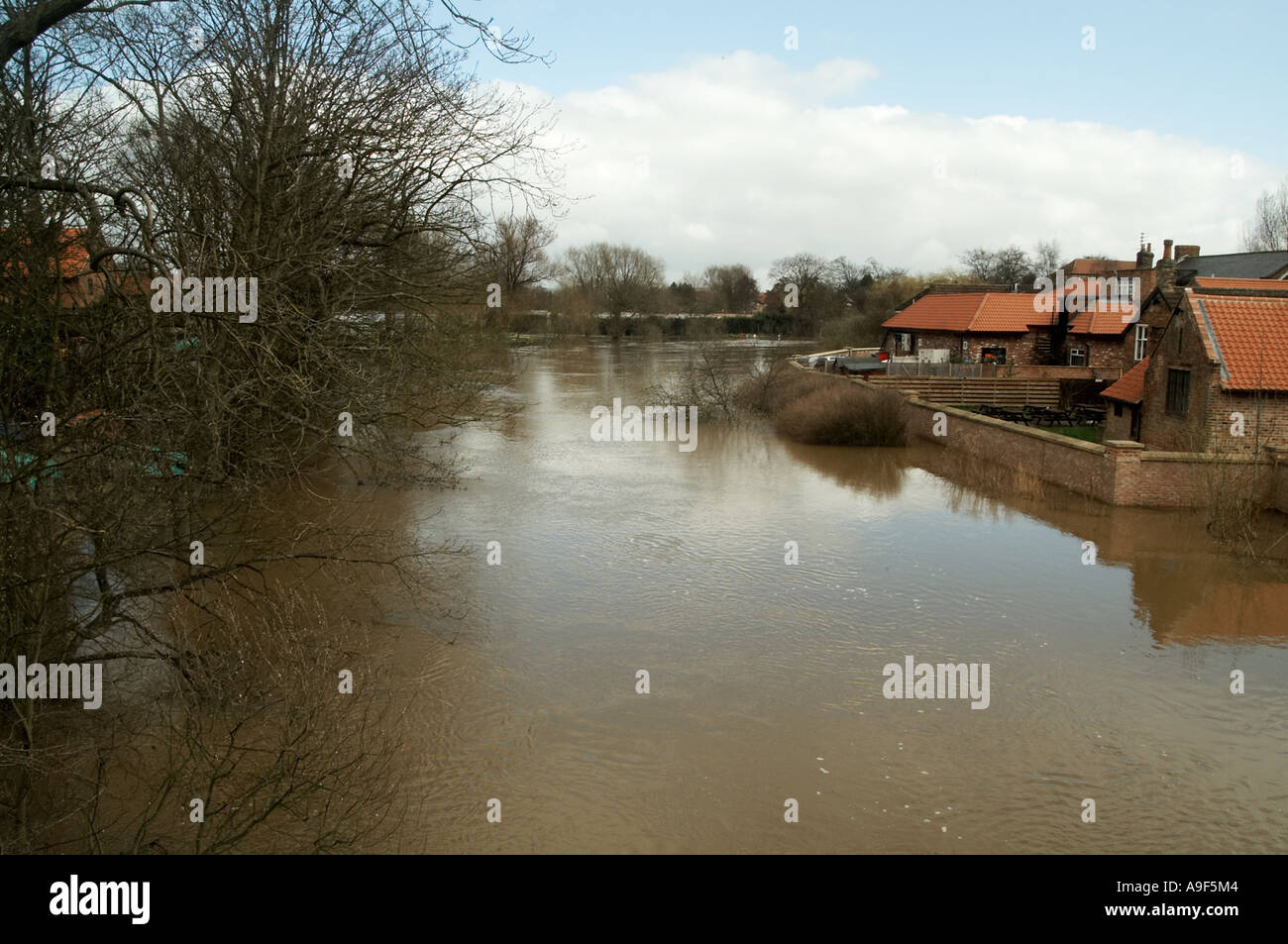 stamford bridge east yorkshire flood, water, river, level, swollen ...