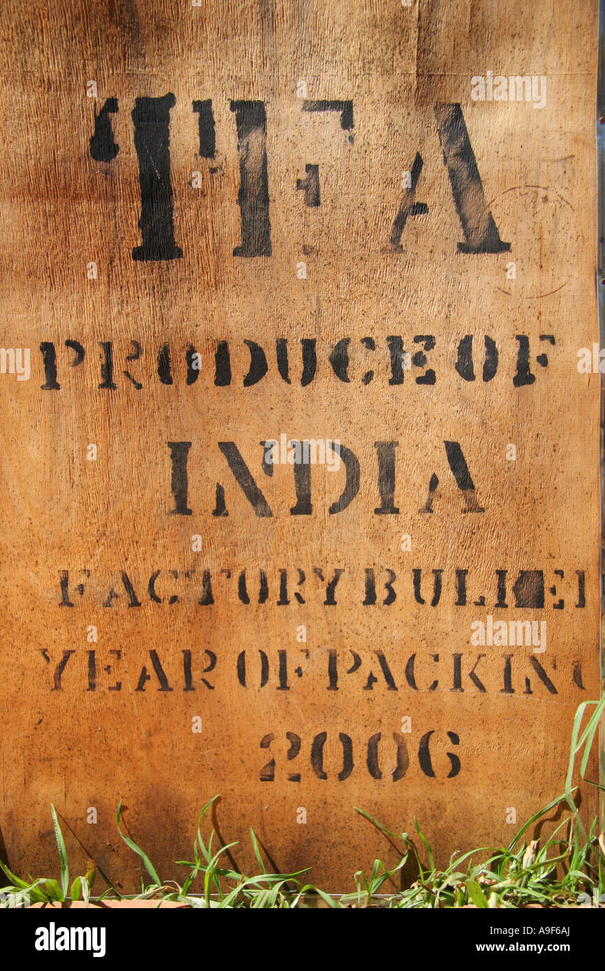 Teacrate hi-res stock photography and images - Alamy