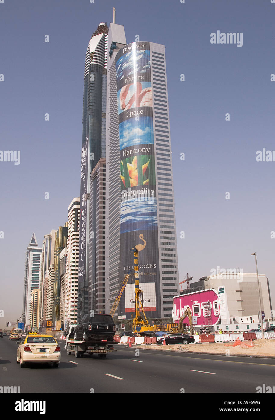 The main street in Dubai Stock Photo - Alamy