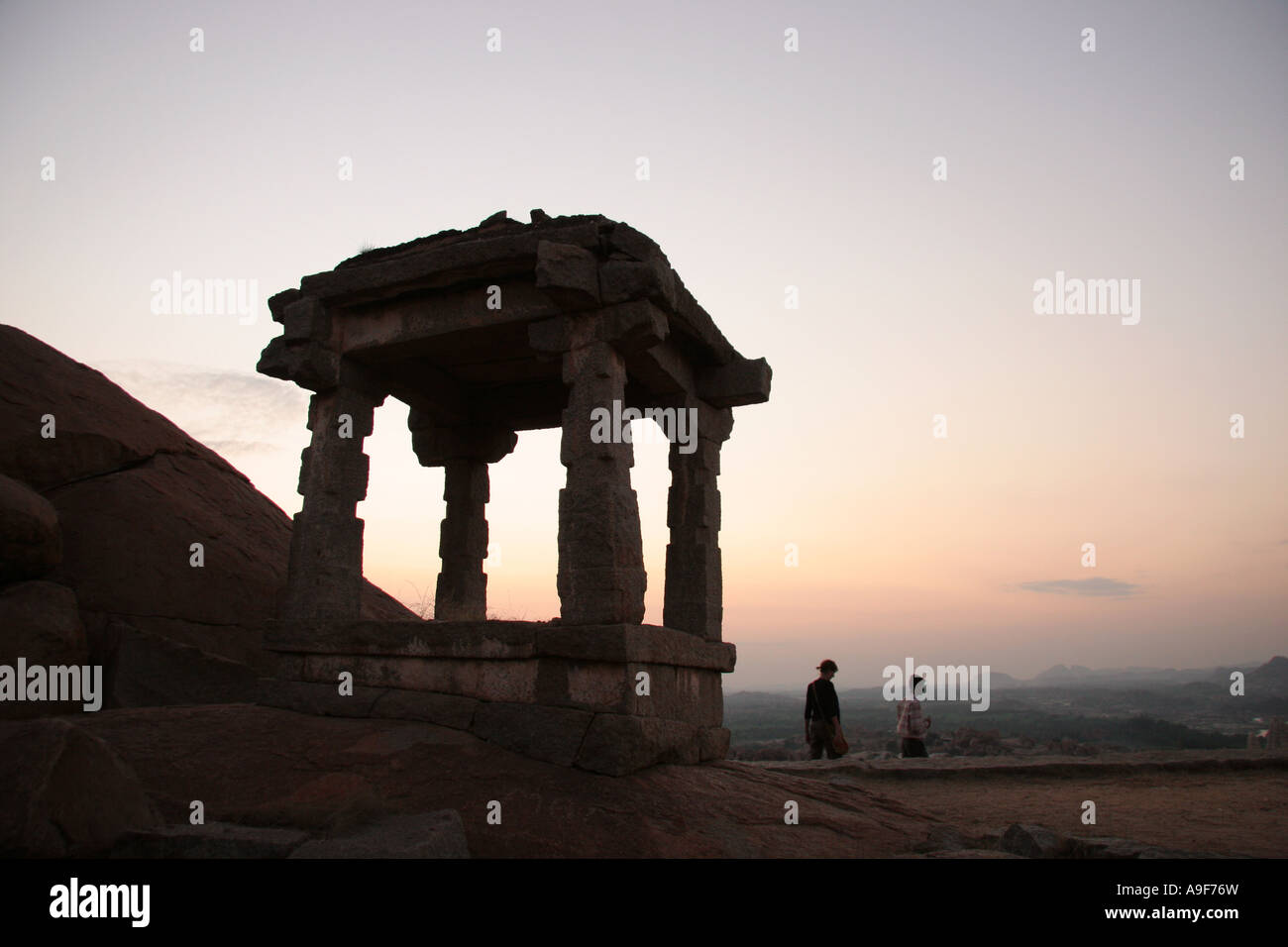 Veerabhadra Temple ruins on Matunga Hill, in the ancient city of ...