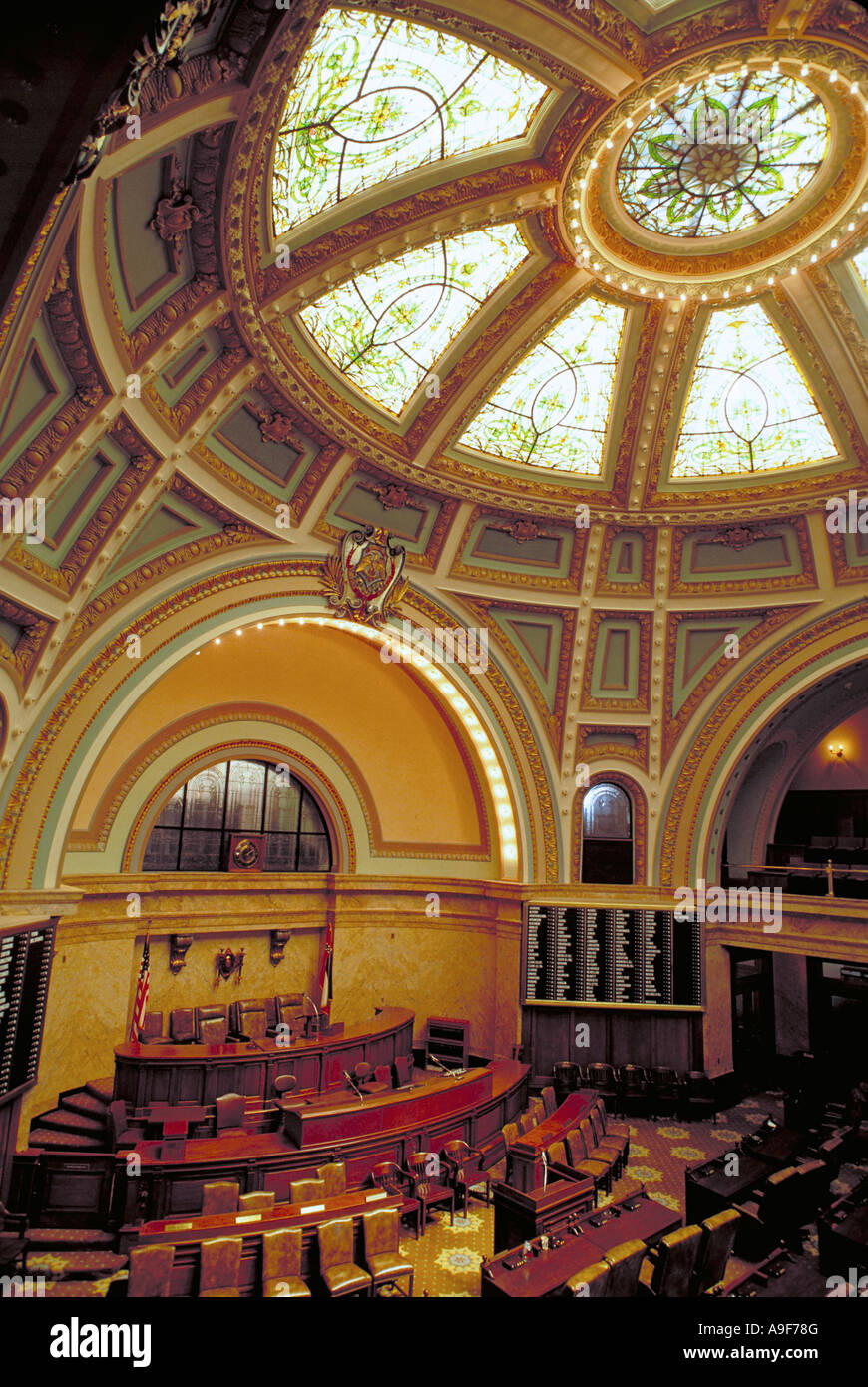 Elk197 187 Mississippi Jackson Mississippi State Capitol House chamber ...