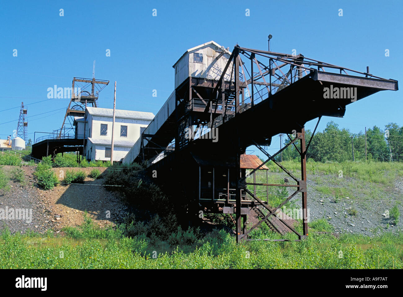 Elk258 2715 Minnesota Soudan Soudan Underground Mine SP mine buildings ...