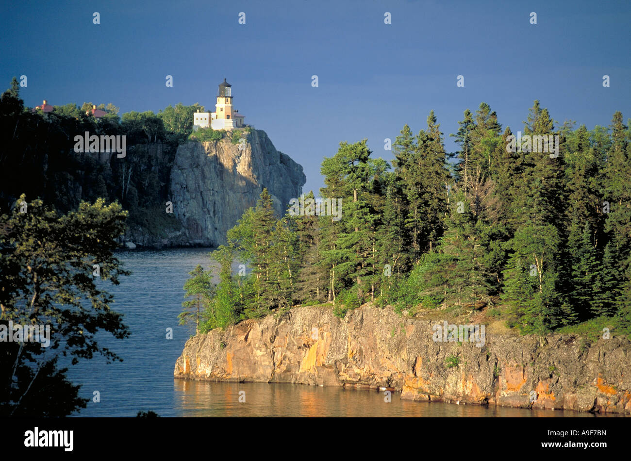 Elk258 3566 Minnesota Split Rock Lighthouse SP Lake Superior Stock ...