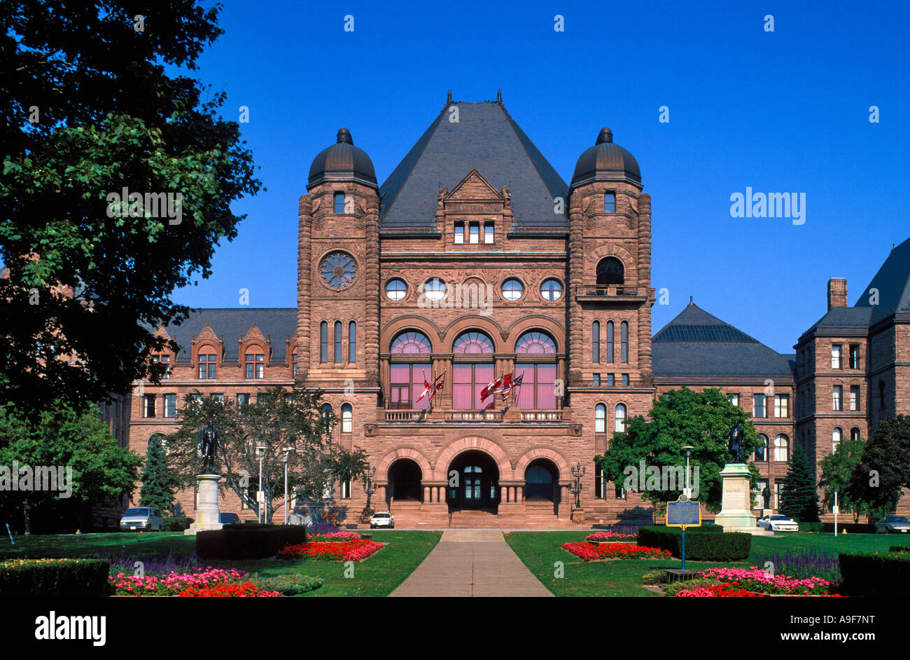 Canada Ontario Toronto the provincial parliament at Queen s Park Stock ...