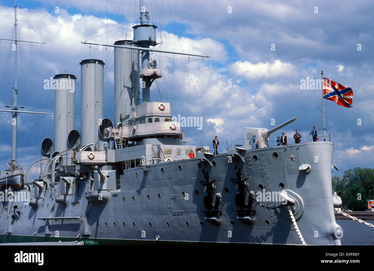 Russia St Petersburg the Cruiser Aurora Stock Photo - Alamy