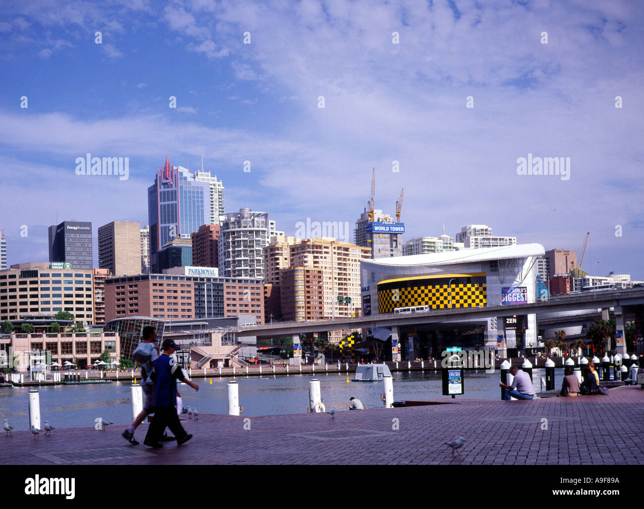 Sydney office blocks Darling harbour Stock Photo - Alamy