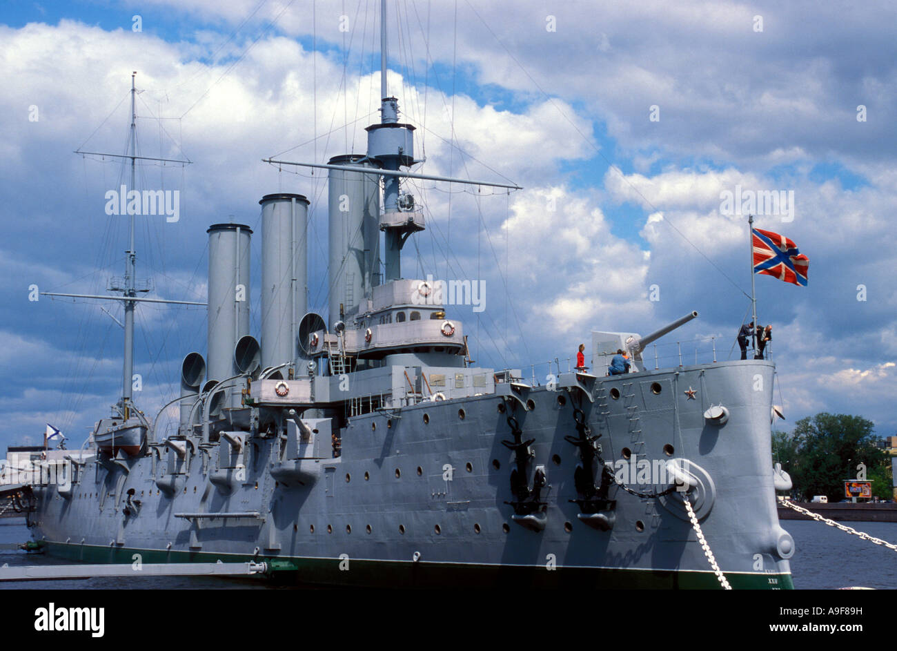 Russia St Petersburg the Cruiser Aurora Stock Photo - Alamy