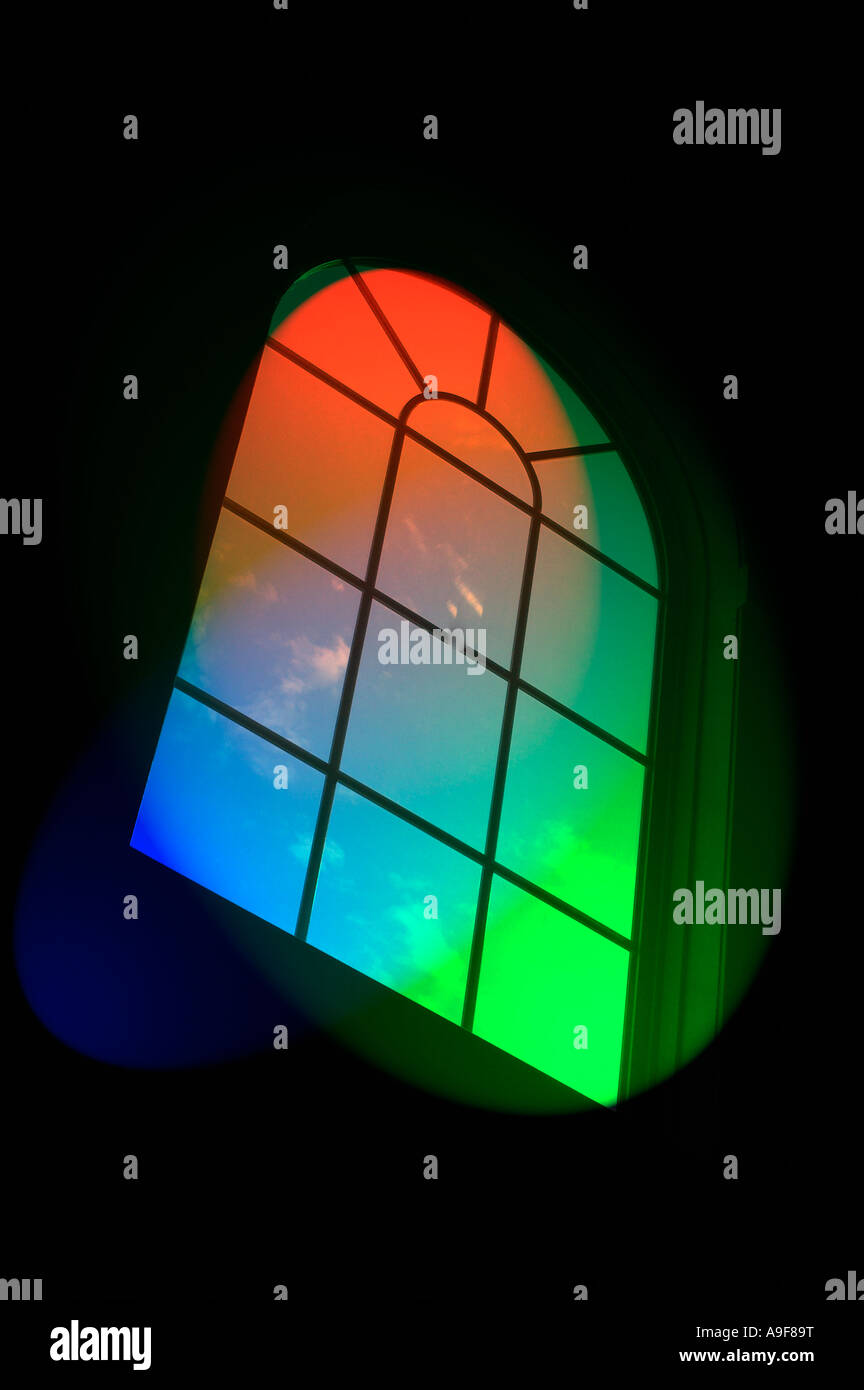 rainbow colored window spectrum mystery fantasy intrigue conundrum ...