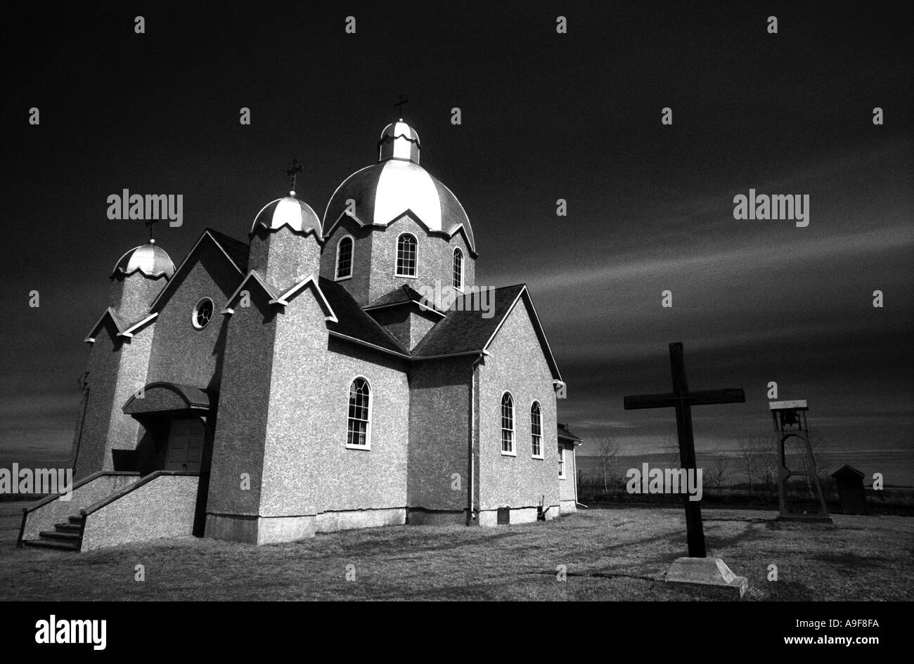 Church in Alberta, Canada Stock Photo - Alamy