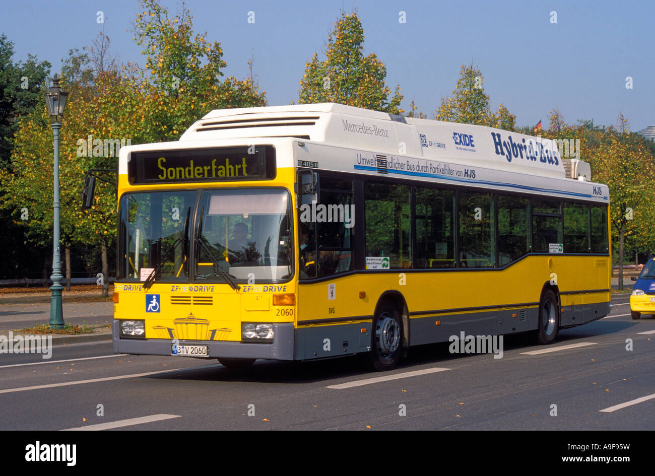 Germany Berlin a hybrid bus belonging to the city s transportation ...