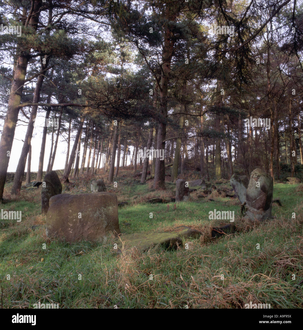Stone Circle Peak District Moors High Resolution Stock Photography and ...