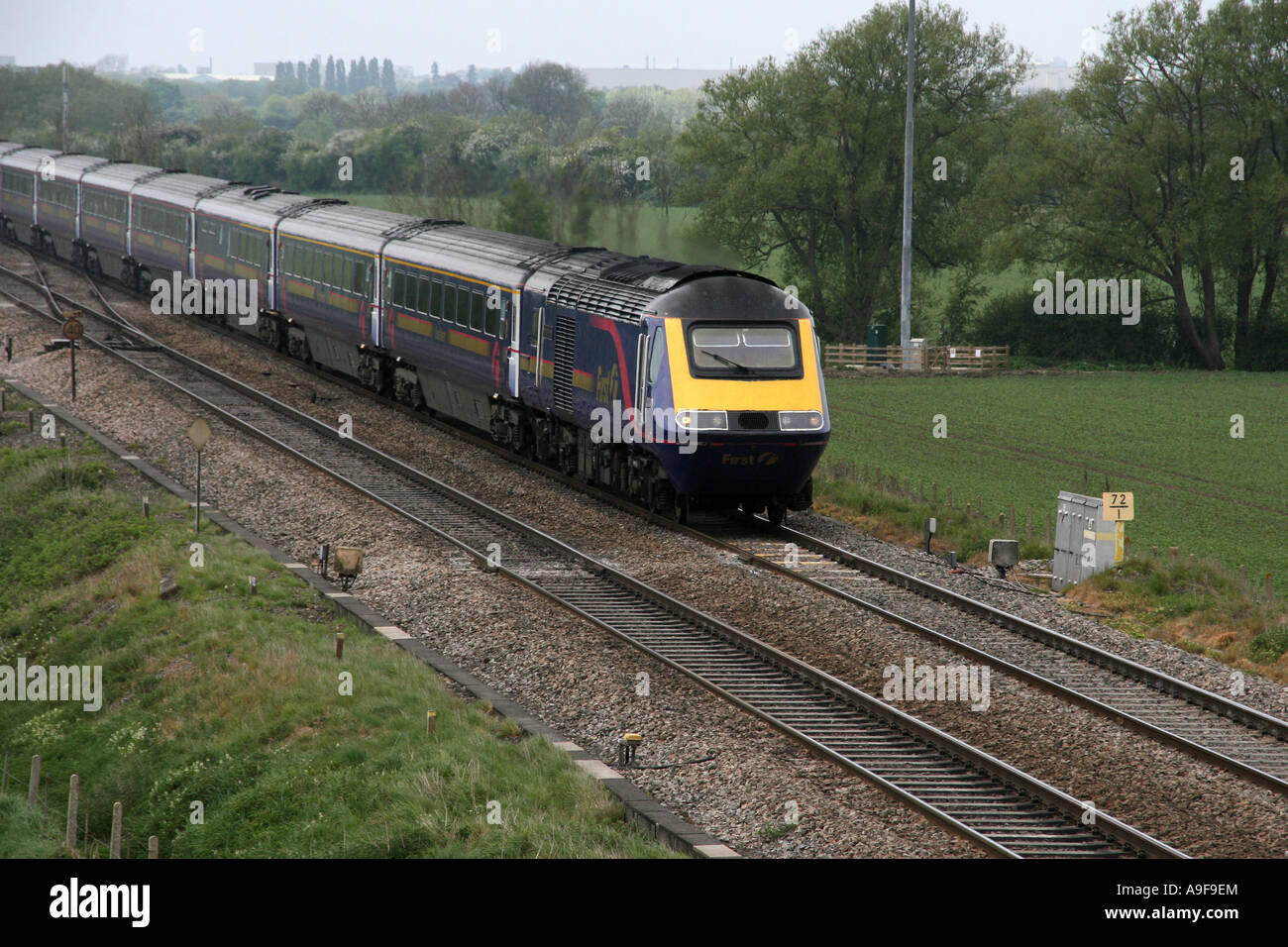 First Great Western High Speed Passenger Train Stock Photo - Alamy