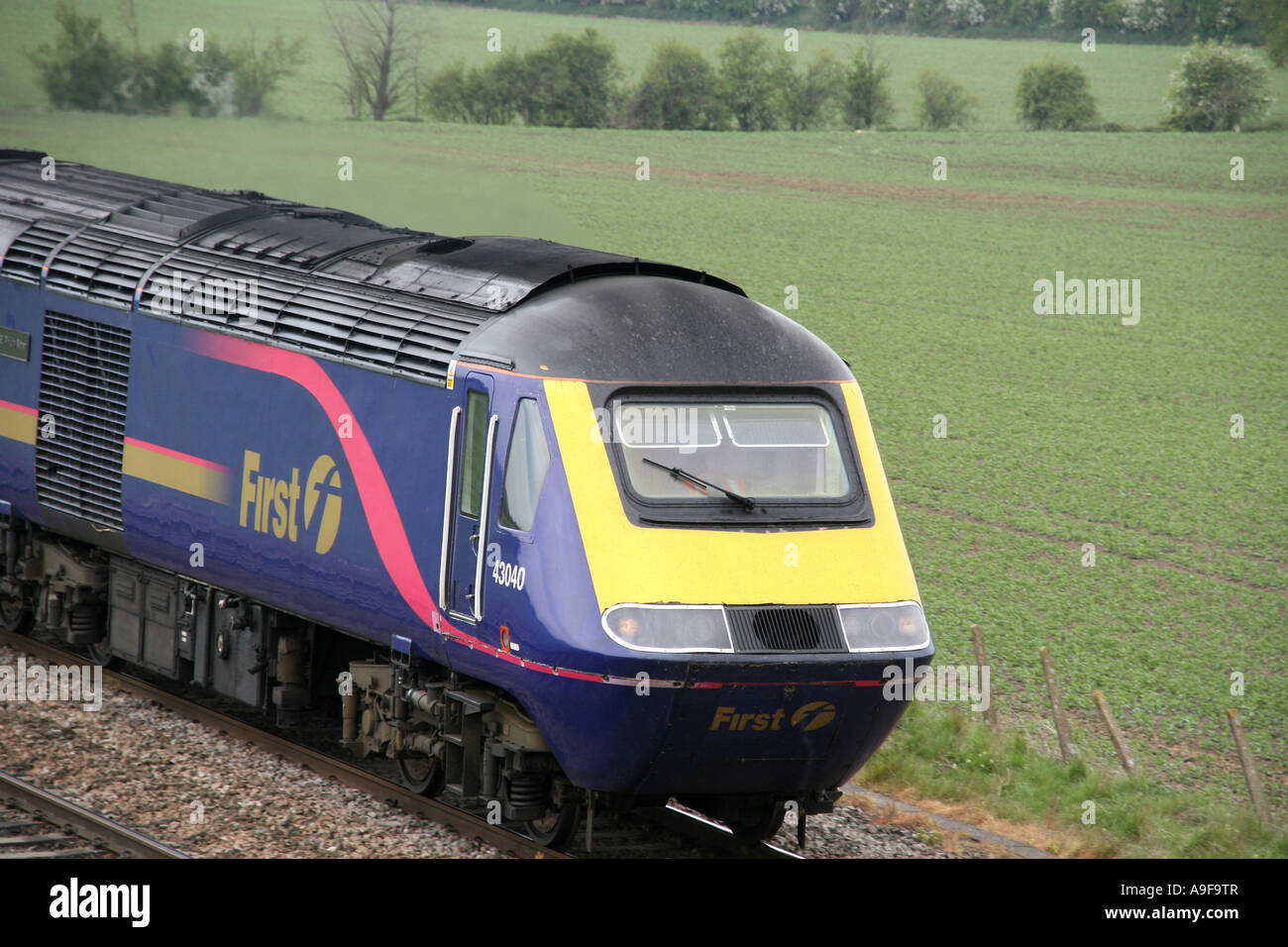 First Great Western High Speed Passenger Train Stock Photo - Alamy