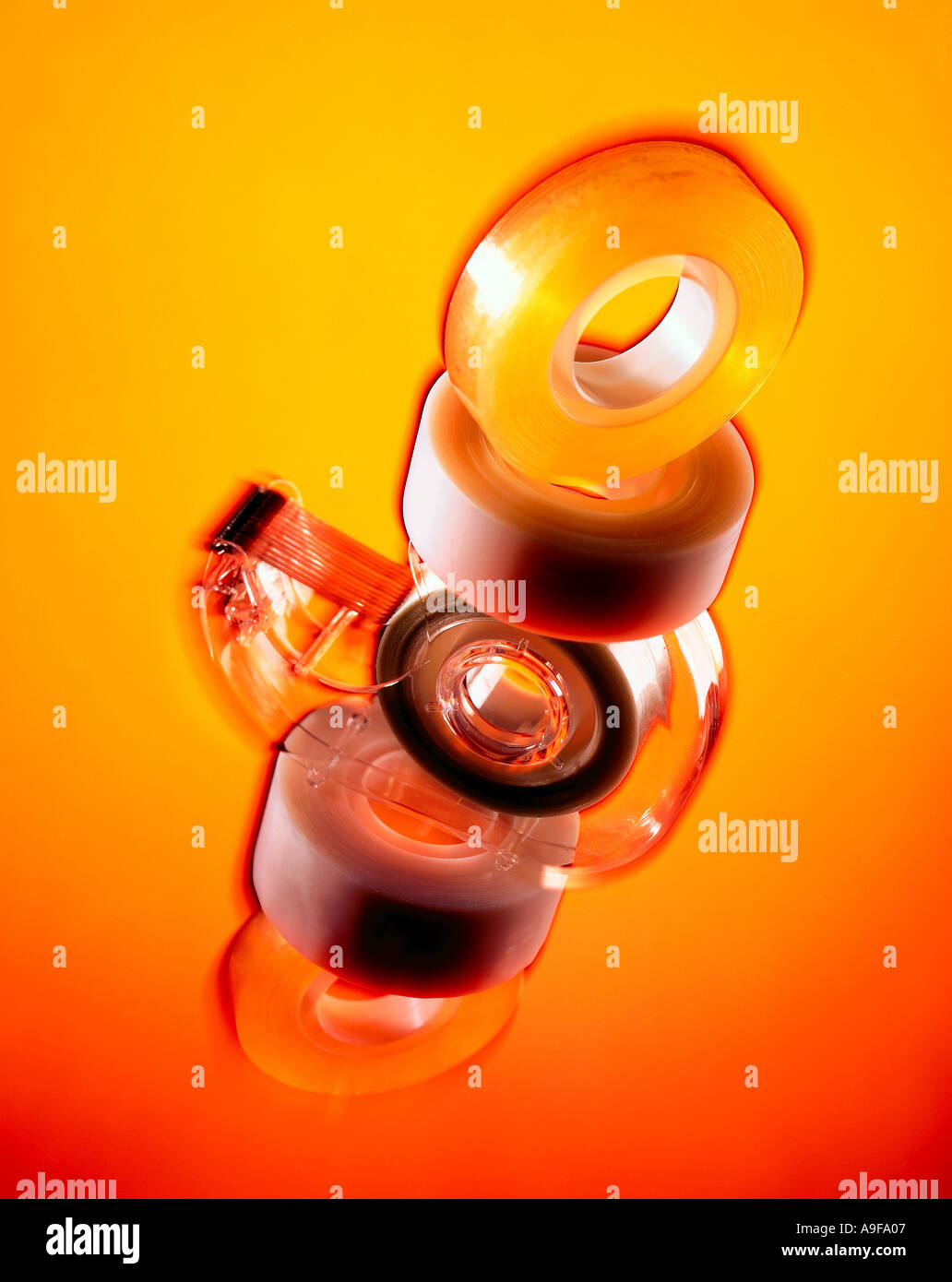 Orange packing tape dispenser adhesive hi-res stock photography and ...