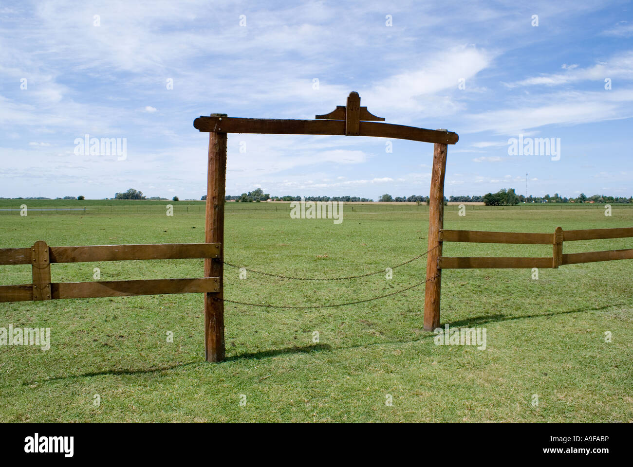 Ranch Gate 1823 Stock Photo - Alamy