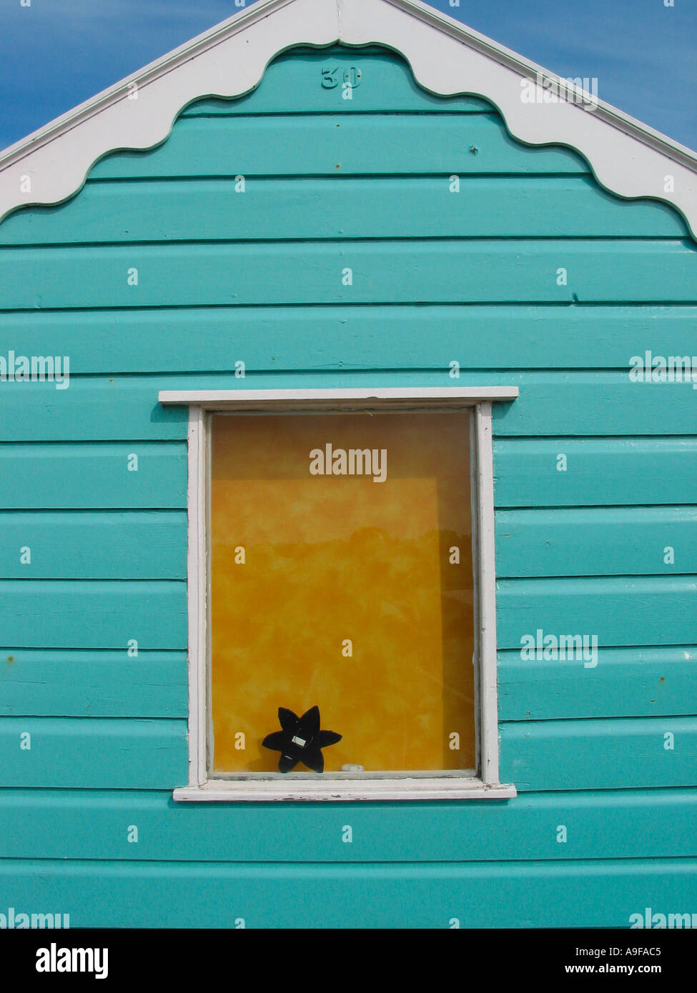 Colourful Beach Hut Southwold Suffolk GB Stock Photo - Alamy