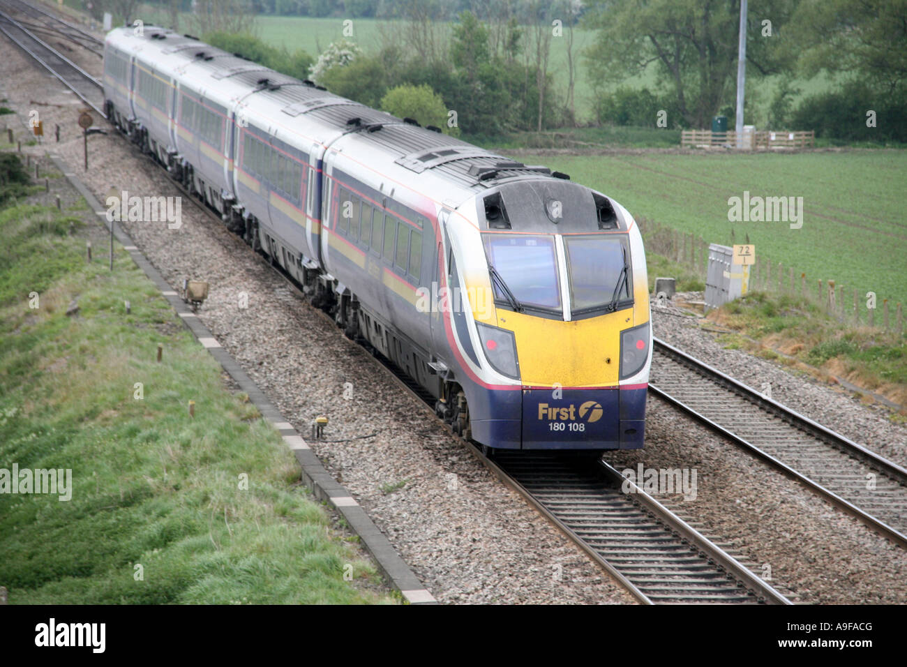 First Great Western High Speed Passenger Train Stock Photo - Alamy
