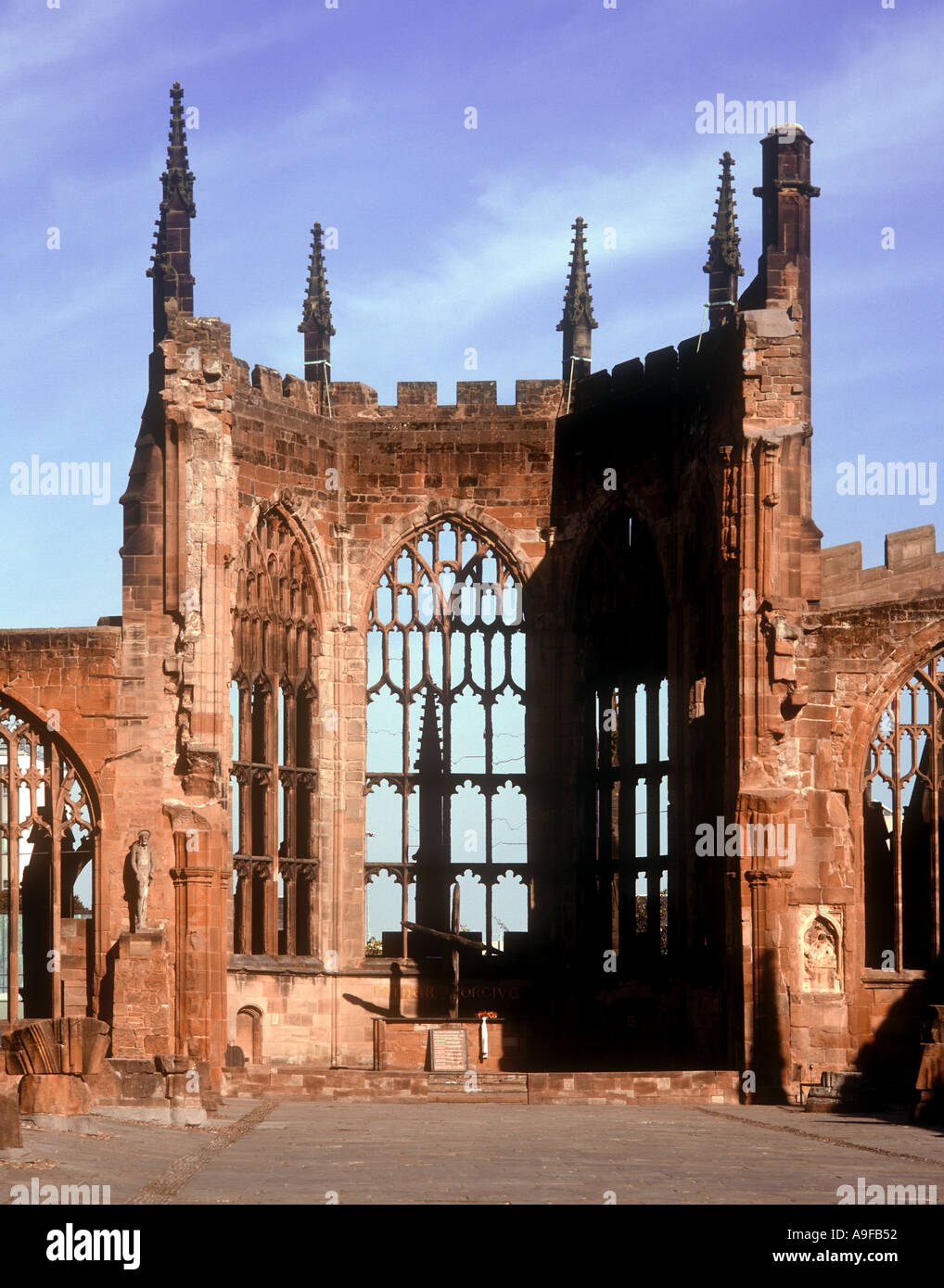 Altar Old Coventry Cathedral Coventry England UK Stock Photo - Alamy