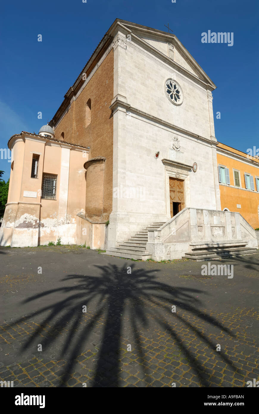 Rome Italy The church of San Pietro in Montorio on the Gianicolo hill ...