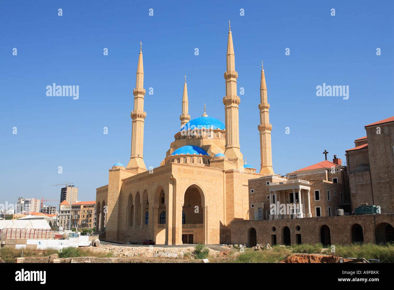 Mohammad Al Amin Mosque Beirut Lebanon Stock Photo - Alamy