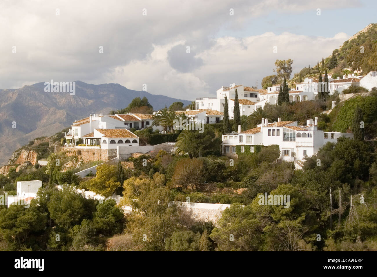 Spanish villas and hills hi-res stock photography and images - Alamy