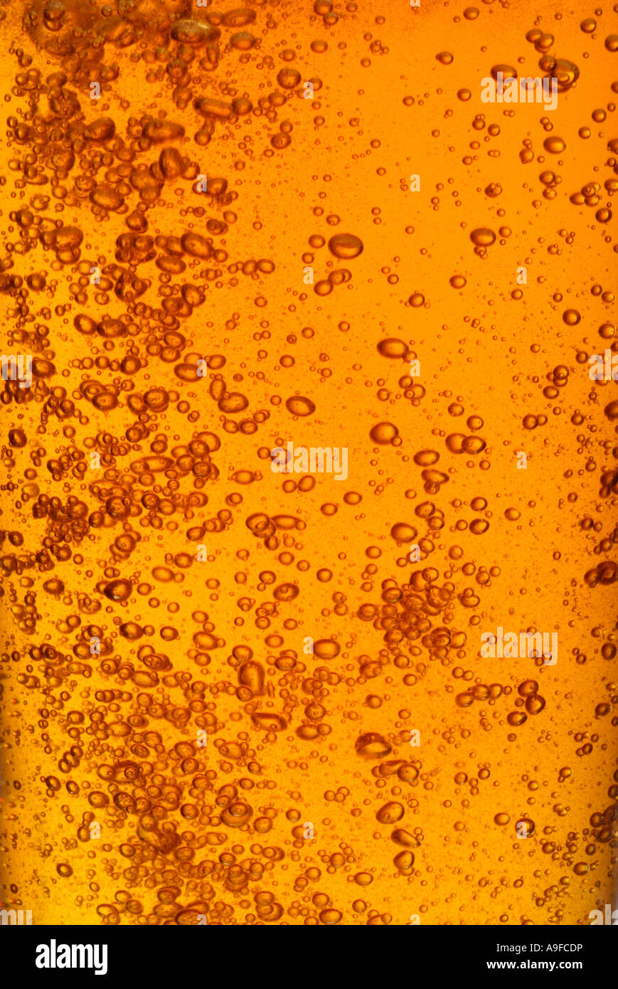 CLOSE UP OF BEER WITH BUBBLES Stock Photo - Alamy