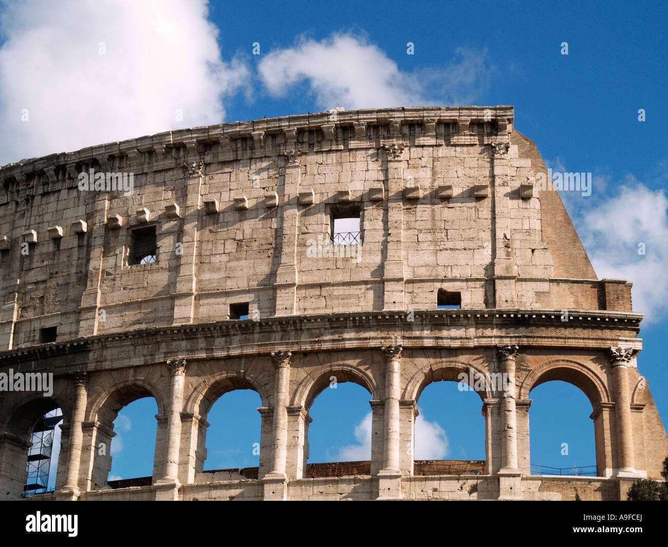 close up detail of Coliseum Rome Italy Stock Photo - Alamy