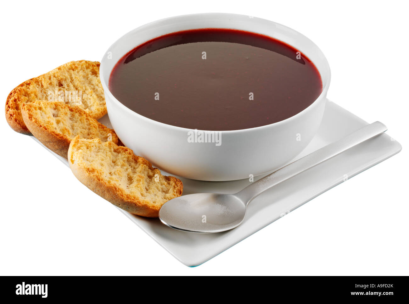 SCANDINAVIAN BLUEBERRY SOUP CUT OUT Stock Photo - Alamy