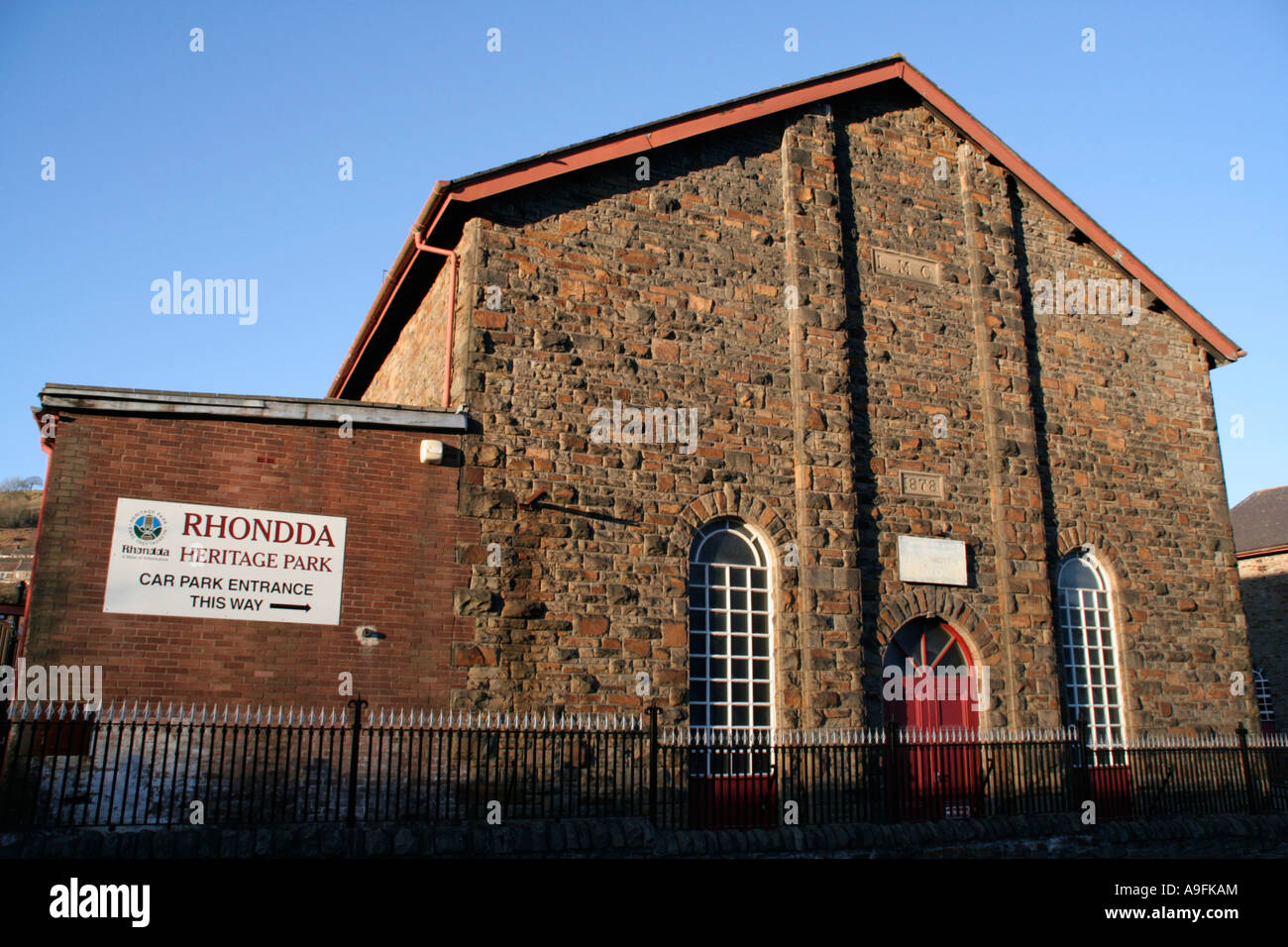 rhondda valley heritage park colliery machinery south wales uk gb Stock ...