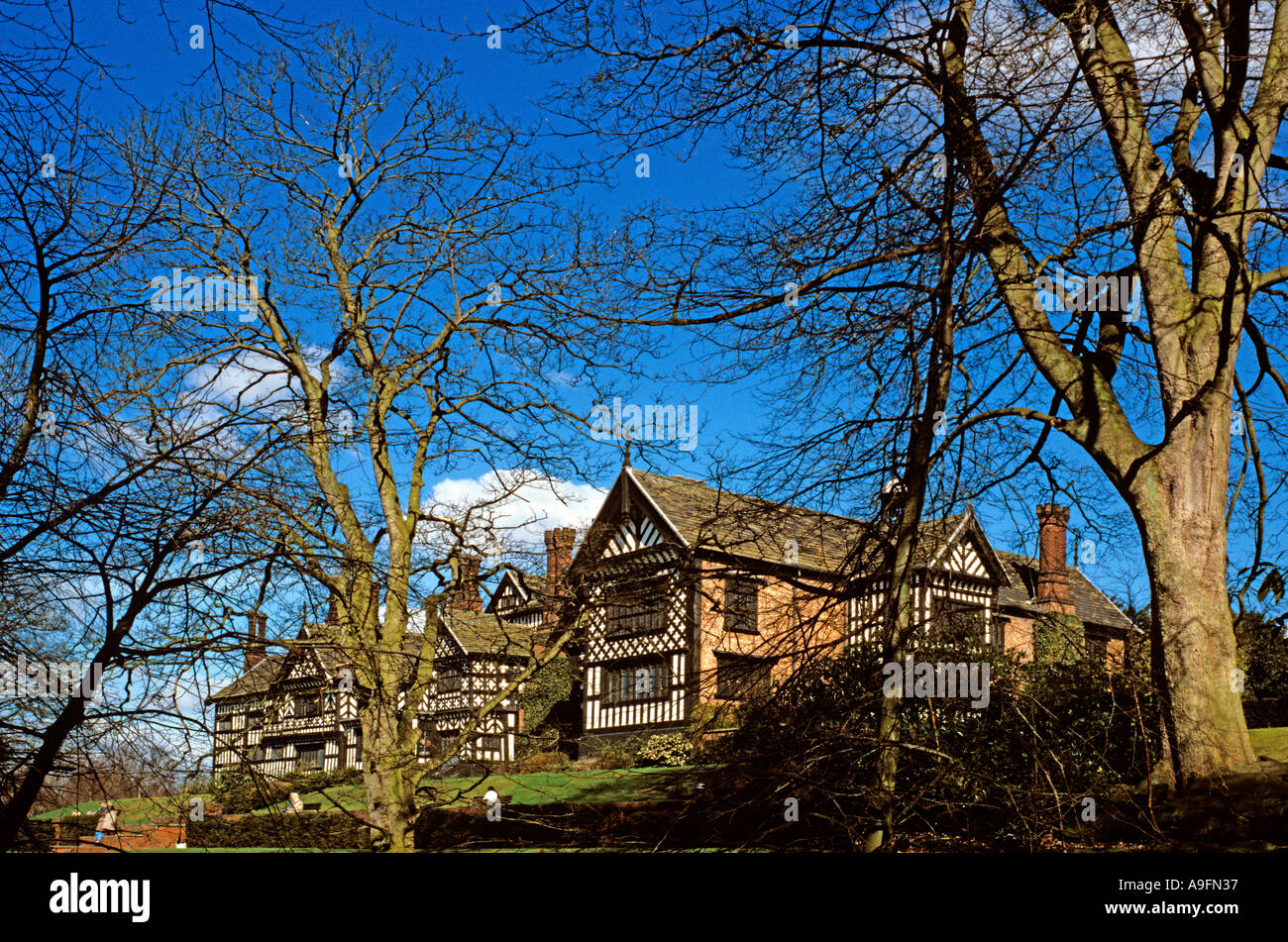 Cheshire Stockport Bramhall Bramall Hall Stock Photo - Alamy