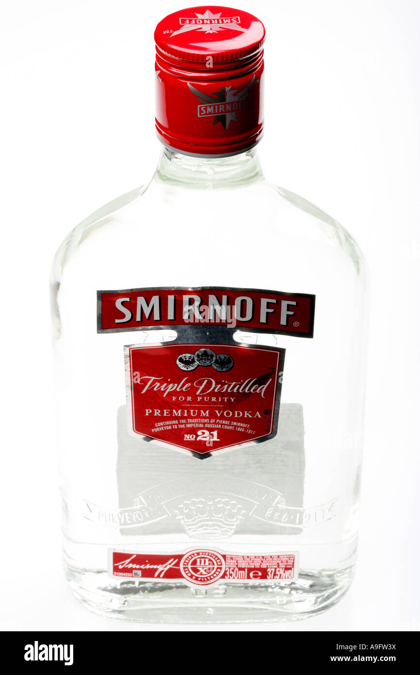 Bottle of Vodka Stock Photo - Alamy