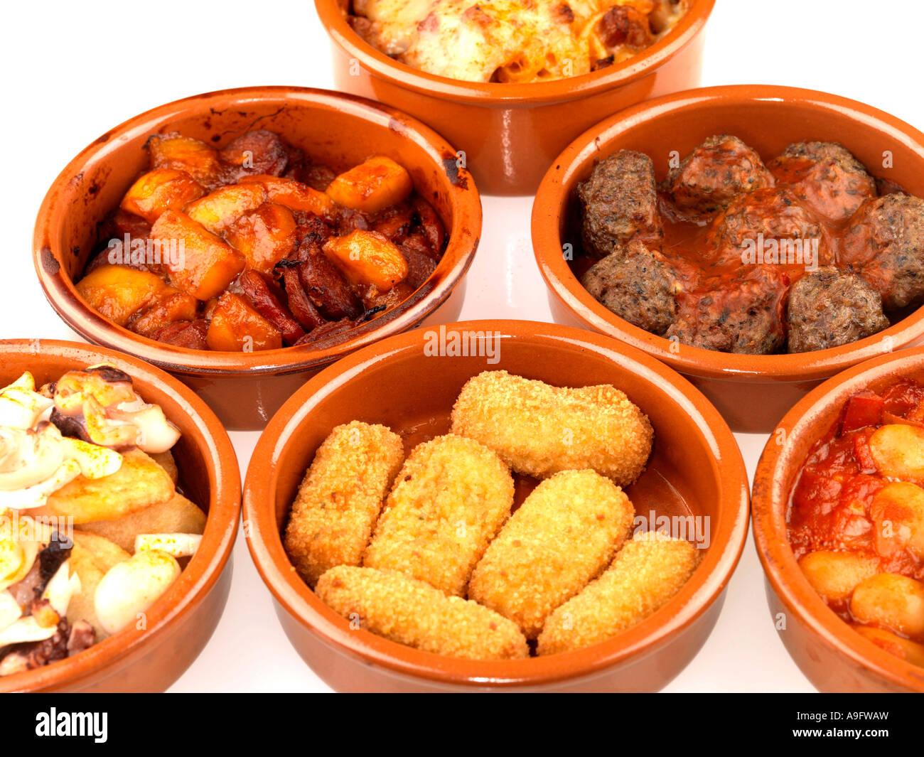 Selection of Tapas Stock Photo - Alamy