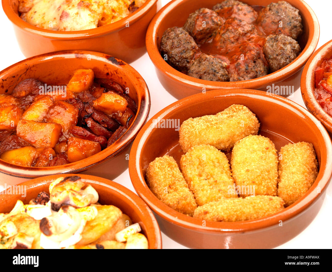 Selection of Tapas Stock Photo - Alamy
