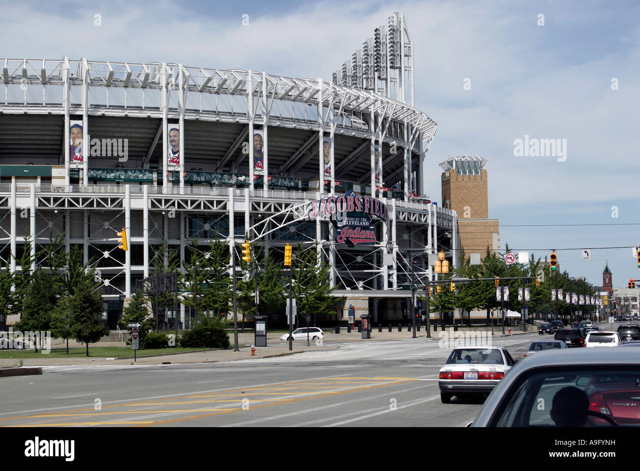 Baseball park cleveland hi-res stock photography and images - Alamy
