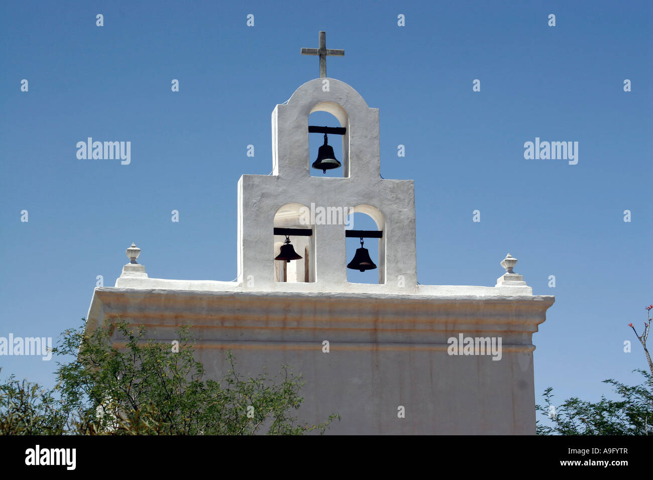 Old Mission in Arizona Stock Photo - Alamy