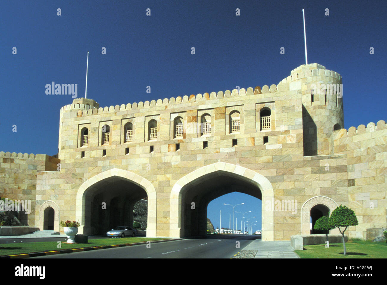 town gate, Oman, Muscat Stock Photo - Alamy