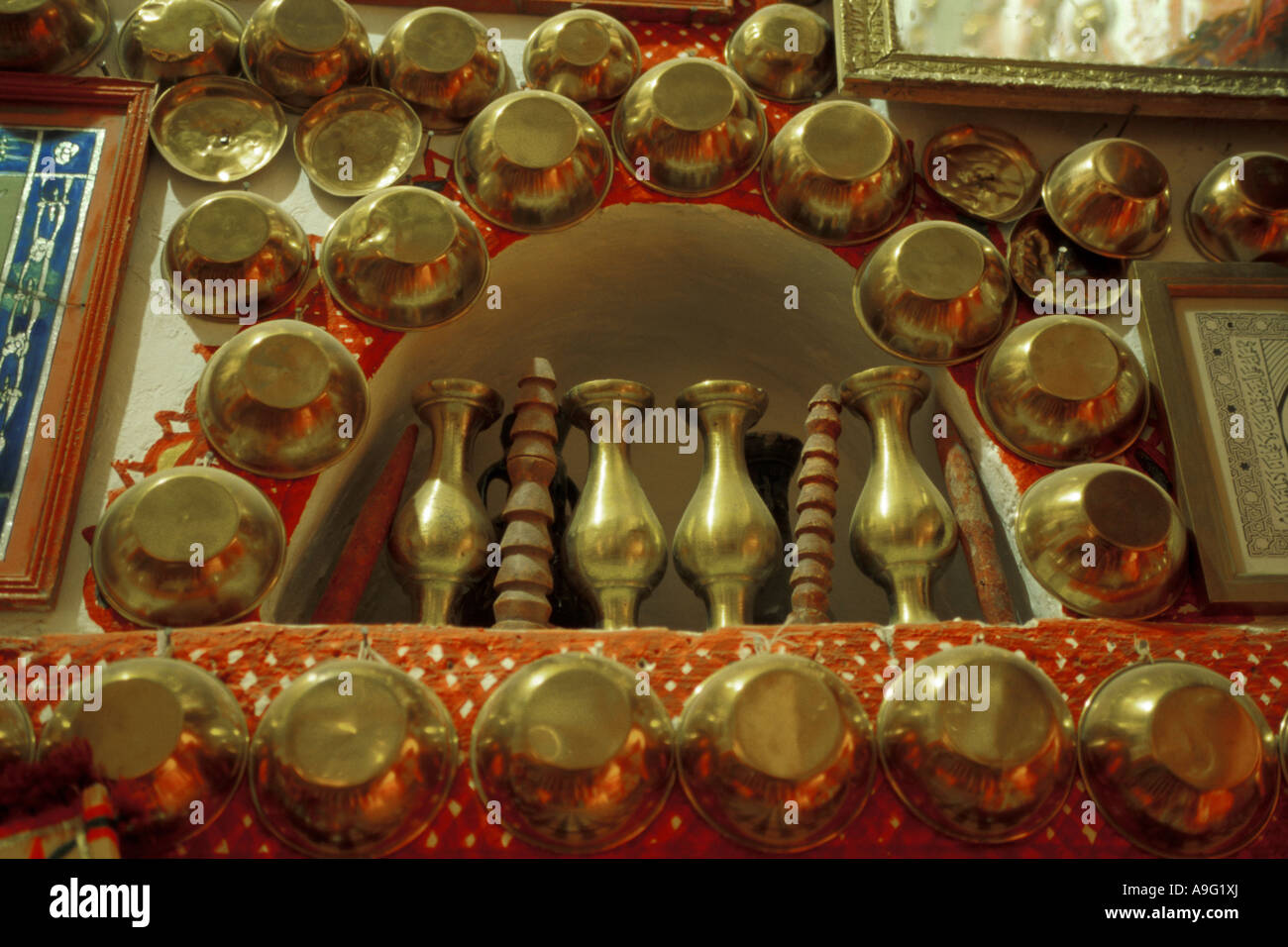traditional interior decoration, Libya, Sahara, Ghadames Stock Photo ...